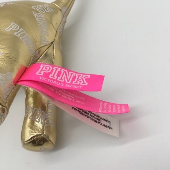 PINK Victoria's Secret | Accessories | Rare Victorias Secret Gold Foil ...